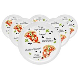 Van Well Pizzateller Margherita &oslash; 30,5 cm 6er Set