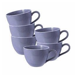 Seltmann Weiden Kaffeetassen Beat Color Glaze 0,26 l 6er Set