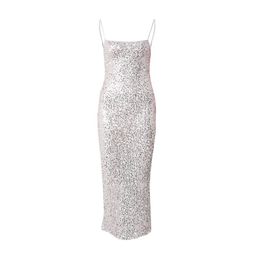 AÉROPOSTALE Kleid Damen Größe 40 silber Winterkleid