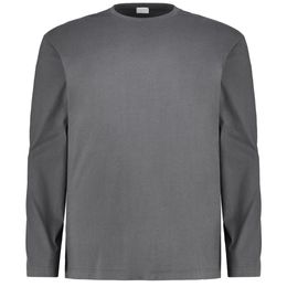 Herren Gro&szlig;e Gr&ouml;&szlig;en | Mey Sleepwear Longsleeve aus Baumwolle Farbe grau Gr&ouml;&szlig;e: 5XL