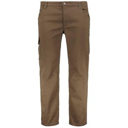 Große Größen Hubertus Stretch-Chino mit Cargotasche Farbe oliv Größe: 58