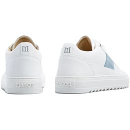 Mason Garments Low-Top Sneaker - Tia Sport Movimento Light Blue - Gr. 39 (EU) - in Wei&szlig; - f&uuml;r Damen