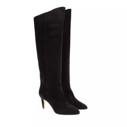 Isabel Marant Stiefel & Boots - Lispa Heeled Boots Suede - Gr. 37 (EU) - in Schwarz - f&uuml;r Damen