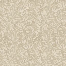 Laura Ashley Vliestapete "Barley", B/L: 0,52mm x 10mm, Rollen:, beige, Wohnzimmer, Tapeten, FSC zertifiziert, mit lebhaftem Druck, 10 Meter L&auml;nge