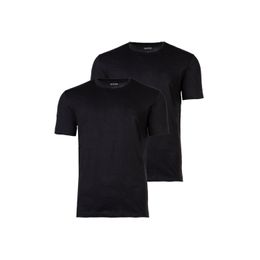 BOSS Damen T-Shirt "T-Shirt TShirtRN 2P Comfort 2er Pack", schwarz, Gr. L, Obermaterial: 100% Baumwolle CO., Shirts