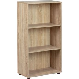 B&uuml;cherregal Inter Link, B:60cm H:110cm T:30cmsonoma eiche nachbildung, Spanplatte, Wohnzimmer, Regale