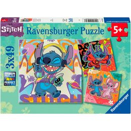 Ravensburger Kinder Puzzle "Einfach nur spielen", bunt, B:21cm H:21cm, Puzzles, 3 x 49 Teile; Made in Europe