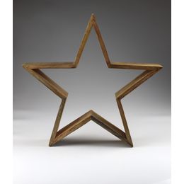 AM Design Dekostern "aus Holz", B/H/T: 10cm x 90cm x 90cmbraun, Dekosterne, BxHxT: 10x90x90 cm