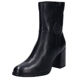 Bagatt Damen Stiefelette "Bagatt Stiefelette Nappaleder", Gr. 38, schwarz, Nappaleder, Schuhe