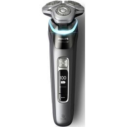 Philips Elektrorasierer "Series i9000 Prestige XP9202/10", grau, B:16cm H:24,5cm T:8cm, Elektrorasierer, mit SkinIQ Technologie, inkl. Ladestand,