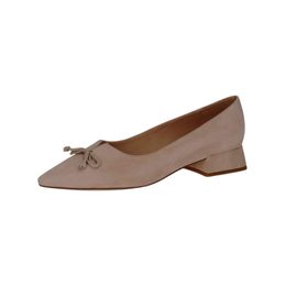 Peter Kaiser Damen Ballerina "Peter Kaiser Ballerinas Veloursleder", Gr. 38, beige, Veloursleder, Schuhe