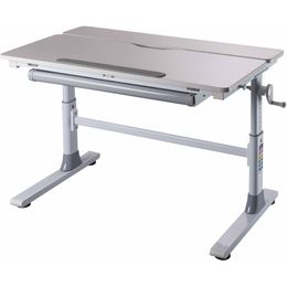 Kinderschreibtisch Inter Link, B:100cm H:56cm T:60cmweiß, grau, weiß, grau, weiß, Tische