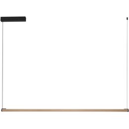 NOVA LUCE Pendelleuchte "LIOS", 1, H: 220cm, 1 Stk.schwarz, mokka, Esszimmer, Leuchten