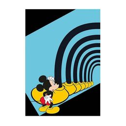 Komar Bild "Mickey Mouse Foot Tunnel", B/H/T: 30cm x 40cm, Disney, 1 Stk., bunt, Wohnzimmer, Bilder, Wandbild zur Dekoration im Kinderzimmer - ohne