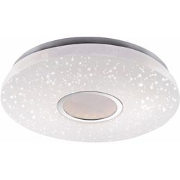 JUST LIGHT Deckenleuchte "JONAS", 1, &Oslash; 41,6cm H: 7,5cm, 1 Stk., wei&szlig;, Wohnzimmer, Leuchten, 3-Stufen CCT - Farbtemperaturregelung, stufenloses
