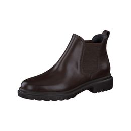 Paul Green Damen Stiefelette "Paul Green Stiefelette Leder/Textil", Gr. 38moro, Leder, Textil, Schuhe