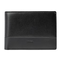 JOOP! JOOP Damen Geldb&ouml;rse "manciano alfredo billfold sh5"schwarz, Leder, unifarben, Basic, Kleinlederwaren, mit RFID SAFE ausgestattet