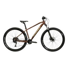 Mountainbike KROSS "KROSS Mountainbike Hardtail 27,5" Hexagon 5.0 braun 18 G&auml;nge" Gr. 38, braun, schwarz, Fahrr&auml;der, Herren, 38cm, 27,5 Zoll (69,85cm) hinten: 27,5 Zoll (69,85cm)