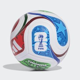 Fu&szlig;ball adidas Performance "WC TRN" Gr. 5, wei&szlig;, royal blau, solar blau, power rot, B&auml;lle, Damen, 5, 0,4 g, Fu&szlig;ball WM, B:22,3cm H:17,3cm T:22cm
