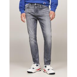Tommy Jeans Herren Slim-fit-Jeans "Austin Slim Tapered", 31, L&auml;nge 34, schwarz, Denim/Jeans, Obermaterial: 99% Baumwolle, 1% Elasthan, Jeans, zum