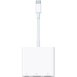 Apple USB-Adapter "USB-C Digital AV MultiPort - USB Typ C zu HDMI/USB Typ A/USB Typ C", weiß, Adapter