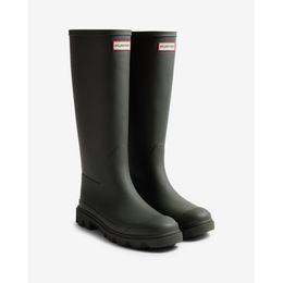 Hunter Herren Gummistiefel "UNISEX DOWNPOUR TALL BOOT", Gr. 43schwarz olive, Synthetik, Schuhe, wasserdicht