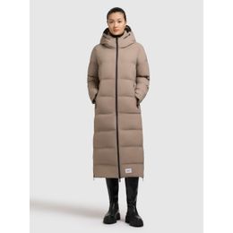 Khujo Damen Steppmantel "LAREA4"greige, Gr. S, unifarben, 100% Nylon, M&auml;ntel