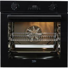Beko Einbaubackofen "BBIM17300B", B:59,4cm H:59,5cm T:56,7cm, schwarz, Back&ouml;fen, Mit AirFry knusprig frittieren im Ofen &ndash; ganz ohne zus&auml;tzliches Fett