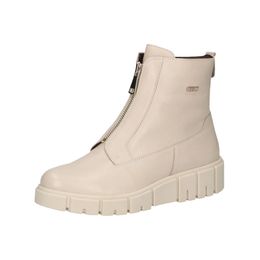 Caprice Damen Stiefelette "Caprice Stiefelette Nappaleder", Gr. 38, beige, Nappaleder, Schuhe