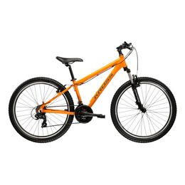 Mountainbike KROSS "KROSS Mountainbike Hardtail 26" Hexagon 1.0 orange 21 G&auml;nge" Gr. 36, orange, schwarz, Fahrr&auml;der, Herren, 36cm, 26 Zoll (66,04cm) hinten: 26 Zoll (66,04cm)