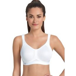 Anita active Damen Sport-BH "Air Control", Gr. 75, wei&szlig;, Stoff, Obermaterial: 60% Polyester, 31% Polyamid, 9% Elasthan, clean, matt, Basic, BHs,