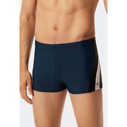 Schiesser Herren Badepants "Nautical Active", blau, Gr. 4, Gewirkt, Obermaterial: 82% Polyamid, 18% Elasthan, Badehosen, mit komfortablem Innenslip,