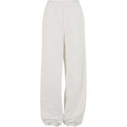 Karl Kani Damen Jogginghose "Karl Kani KK Small Signature Essential Os Sweatpants"sanftes weiß, Gr. XL, 65% Baumwolle, 35% Polyester, Hosen