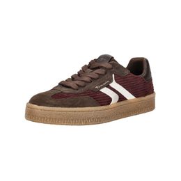 Tamaris Damen Sneaker "Tamaris Sneaker Leder", Gr. 37merlot, Leder, Schuhe