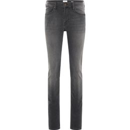 Mustang Herren Skinny-fit-Jeans "Herren Style Frisco Skinny", grau, Gr. 31, unifarben, Denim/Jeans, 92% Baumwolle, 6% Elastomultiester T400, 2%