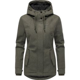 Ragwear Damen Winterjacke "Monadde Felt YOUMODO", gr&uuml;n, Basic, Gr. M, Obermaterial: 100% Polyester. Innenfutter: 100% Polyester. Wattierung: 100%