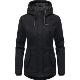 Ragwear Damen Winterjacke "Monadde Felt YOUMODO", schwarz, Basic, Gr. XXL, Obermaterial: 100% Polyester. Innenfutter: 100% Polyester. Wattierung: