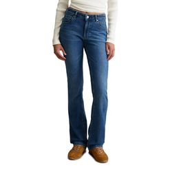Marc O'Polo Damen Bootcut-Jeans "aus Bio-Baumwoll-Stretch", blau, Gr. 29, MARC O'POLO DENIM, unifarben, Obermaterial: 94% Baumwolle, 4% Elastomultiester, 2%