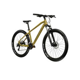 KROSS Mountainbike "KROSS Mountainbike Hardtail 29" Hexagon 4.0 braun 16 Gänge", 43cm, 29 Zoll (73,66cm) hinten: 29 Zoll (73,66cm)braun, schwarz,
