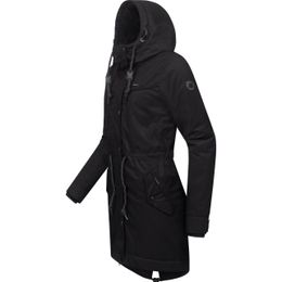 Ragwear Damen Winterjacke "YM-Canny", schwarz, Gr. M, Au&szlig;enmaterial: 65% Polyester, 35% Baumwolle; Innenfutter: 100% Polyester; Wattierung: 100%