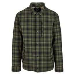 Brandit Damen Allwetterjacke "Brandit Classic Sherpa Jacket"olive, schwarz, Gr. XXL, kariert, 100% Baumwolle, Jacken