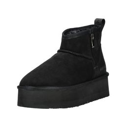 Replay Damen Plateaustiefelette "Replay Stiefelette Lederimitat", Gr. 37schwarz, Lederimitat, Schuhe