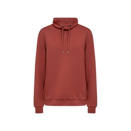 soyaconcept Damen Langarmhemd "Soya Concept Sweater SC-BANU"4577 mineral rot, Gr. M, Obermaterial: 48% Modal, 48% Polyester, 4% Elasthan, Hemden