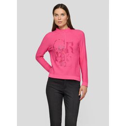 Rabe Damen Strickpullover "Pullover"pink, Gr. 44, unifarben, 50%Polyester, 30%Viskose, 20%Polyamid, Pullover