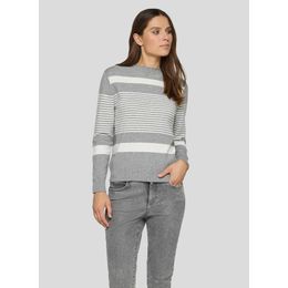 Strickpullover Rabe "Pullover", Damen, Gr. 42, grau, 50%Polyester 30%Viskose 20%Polyamid, unifarben, gerade, gerader Abschluss, Pullover Strickpullover