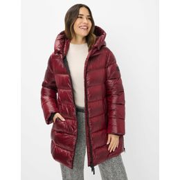 Steppjacke Brax "Style TORONTO", Damen, Gr. 46, dunkelrot, Web, 100% Polyamid, Jacken Steppjacke