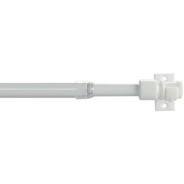 Scheibenstange Liedeco, &Oslash;:12mm, wei&szlig;, Kunststoff, Metall, Gardinenstangen, "Florida"