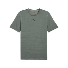 Puma Herren Trainingsshirt "M TAD TECH SEAMLESS TEE", gr&uuml;n, Gr. M, Obermaterial: 72% Polyester, 28% Polyamid, Shirts