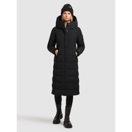 Khujo Damen Steppmantel "SENSY"schwarz, Gr. XL, unifarben, 100% Polyester, M&auml;ntel