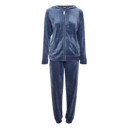 oxmo Damen Overall "Jogginganzug OXMitta", blau, Gr. M, Obermaterial: 95% Polyester PES. 5% Elasthan EL., Sportanz&uuml;ge